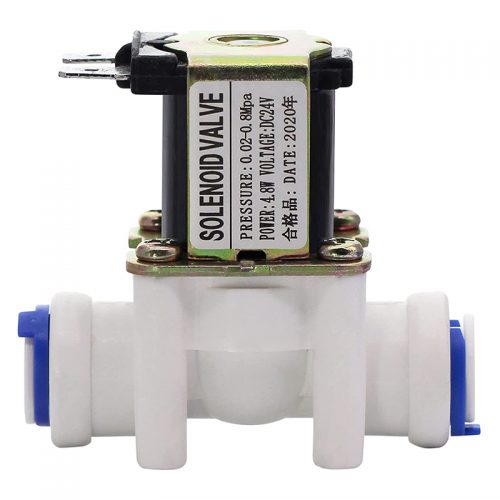 Electrovanne d'eau 24V DC Solenoid Valve 1/4" QC - Monde de l'eau ...